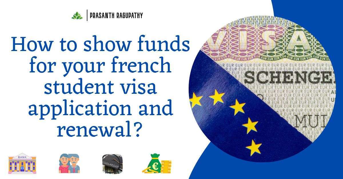 How to show funds for your french student visa application and renewal ...