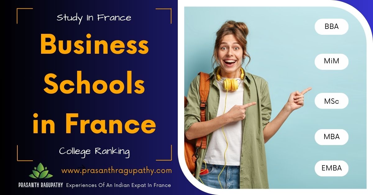 Study: Top 20 Business Schools in France - Prasanth Ragupathy
